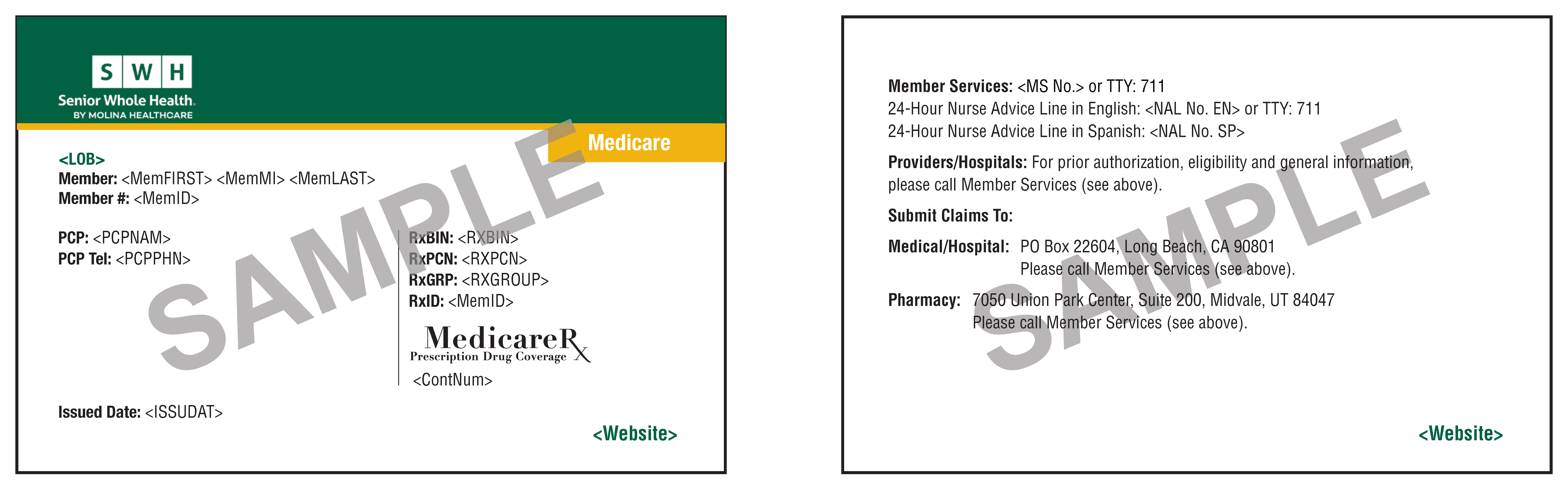 Member Materials and Forms | Senior Whole Health