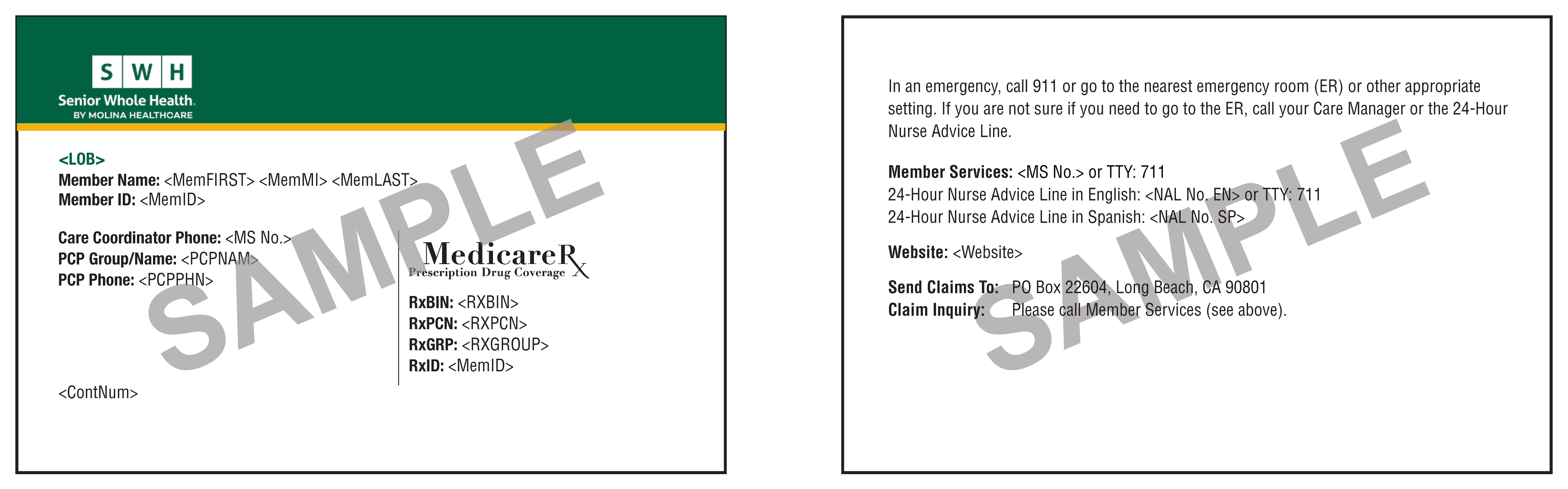 Member Materials and Forms | Senior Whole Health